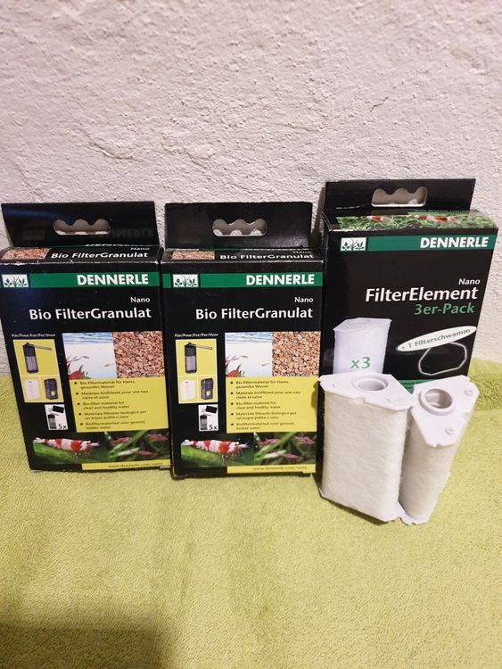 Dennerle FilterGranulat+ 2 FilterElement (Neu und originalverpackt) in ...