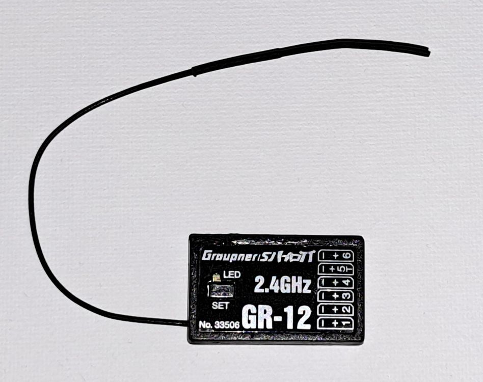 Graupner GR-12 Empfänger 2.4GHz HoTT - Top Zustand! (Gebraucht) in ...