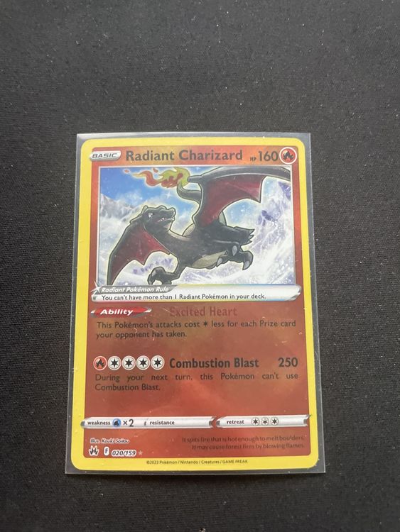 Pokemon Card - Radiant Charizard | Kaufen auf Ricardo