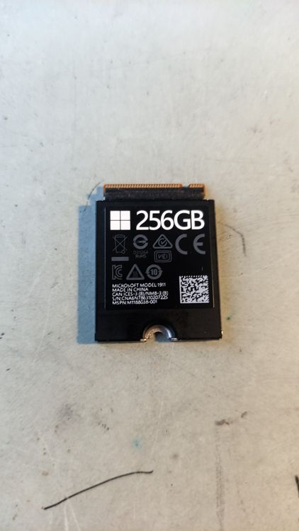 Original Microsoft Surface pro 8,9 256gb SSD m.2 nvme | Kaufen auf Ricardo