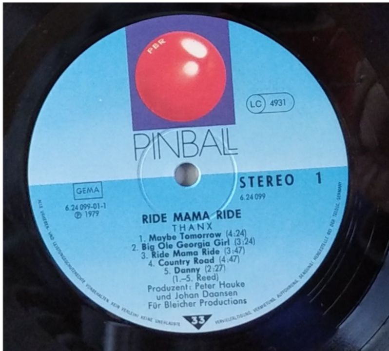 Thanx – Ride Mama Ride (LP) (Gebraucht) in Rubigen für CHF 9 – mit ...