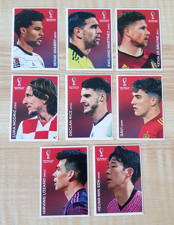 Panini WM 2022 Coca Cola Extra Sticker Set C1-C8 (Brazil) | Kaufen auf ...
