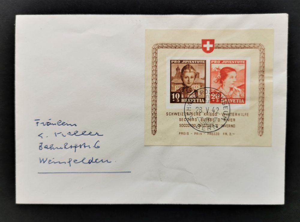 Pro Juventute Kriegswinterhilfe-Block 1941 | Kaufen auf Ricardo