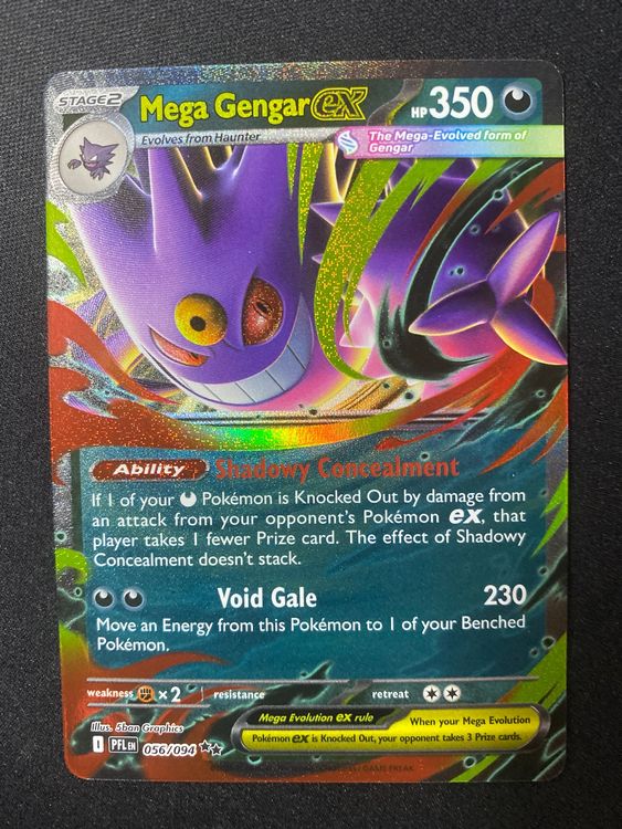 Mega Gengar ex 56 - Double Rare - Phantasmal Flames - EN (Neu (gemäss ...