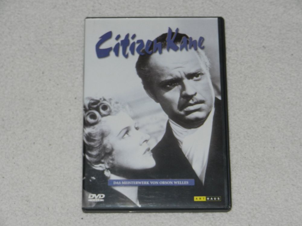 DVD ARTHAUS CITIZEN KANE - DAS MEISTERWERK von ORSON WELLES! (Gebraucht ...