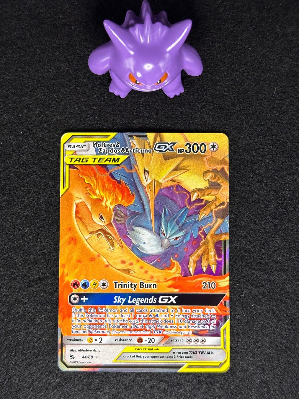 Hidden Fates - Moltres & Zapdos & Articuno GX HIF 44 EN (Neu (gemäss ...