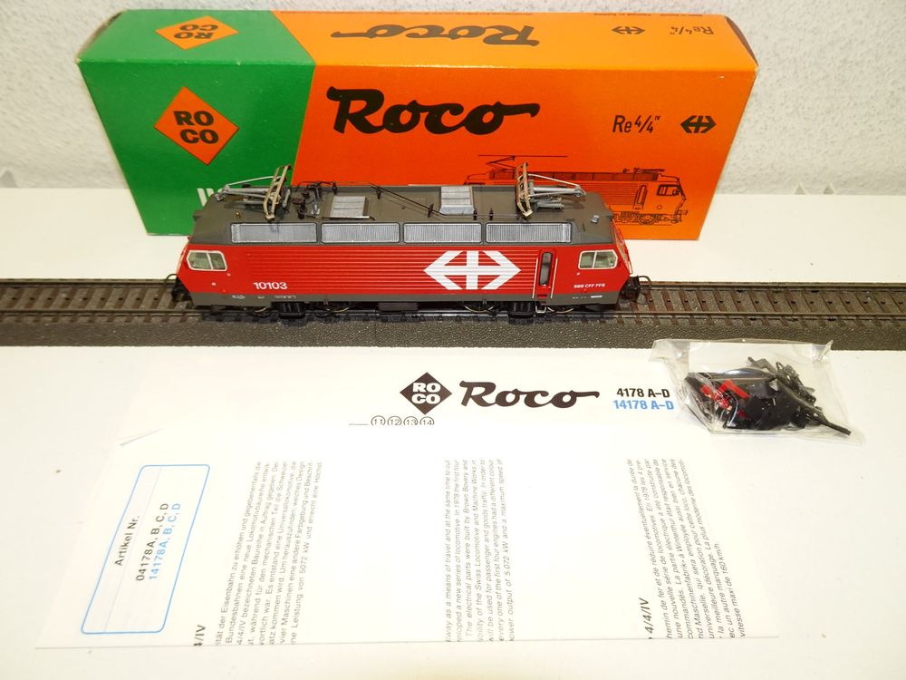 Roco Lokomotive SBB 10103 Re 4/4 HO 14178 B | Kaufen auf Ricardo