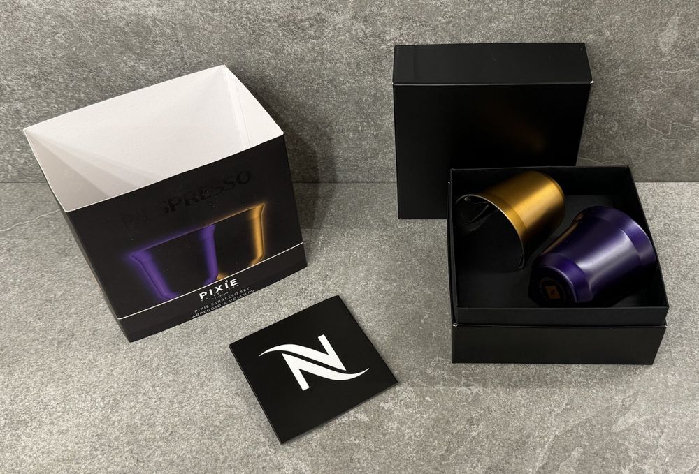 NESPRESSO PIXIE Set, ARPEGGIO + VOLLUTO (2 x 80ml) ... (Neu und originalverpackt) in für CHF 22 ...