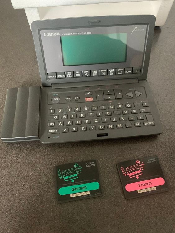 Canon MD-8000 Multilingual Intelligent Dictionary WORDTANK | Kaufen auf ...