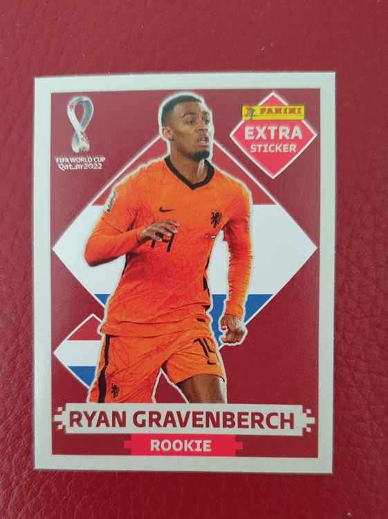 Panini Qatar 2022 Ryan Gravenberch EXTRA STICKER Legend (Neu (gemäss Beschreibung)) in ...