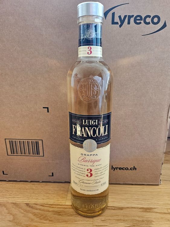 Luigi Francoli Grappa La Riserva 3 Jahre | Kaufen auf Ricardo