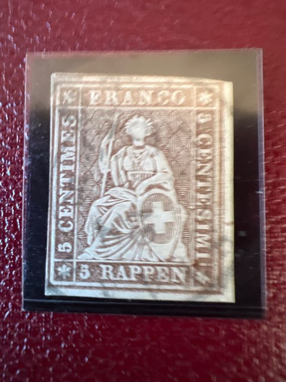1 timbre oblitéré Strubel 1856-57 22 D selon photo (D'occasion) à ...