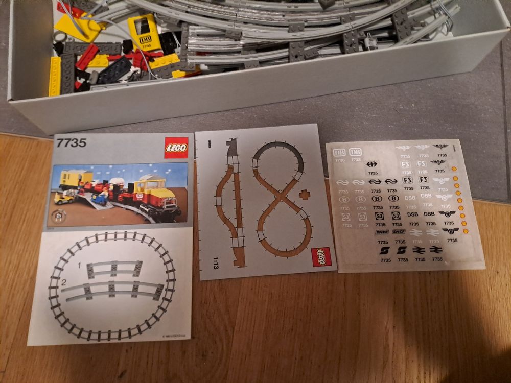 Lego 7735 12V Güterzug Set Eisenbahn Lokomotive Lok Train | Kaufen auf ...
