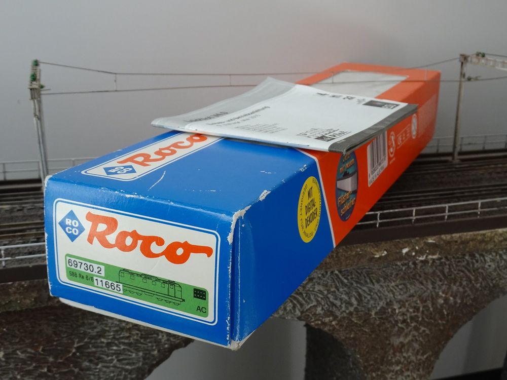 Roco 69730.2, E-Lok Re 6/6 11665 "Ziegelbrücke" ESU-Decoder (Neu ...
