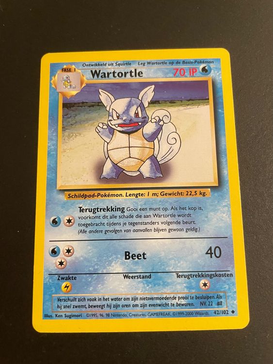 Wartortle 42/102 Base Set Dutch (Gebraucht) in für CHF 2 – mit ...