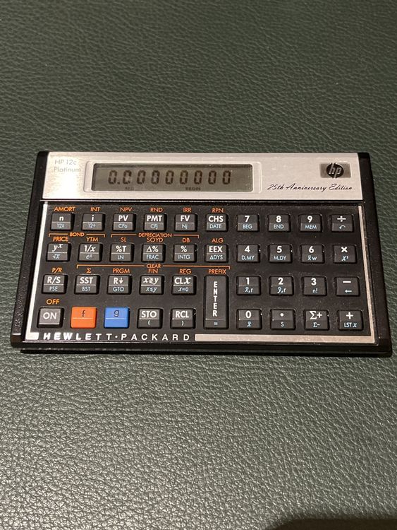 HP 12c Platinum Anniversary Edition (Gebraucht) in St-Prex für CHF 49 ...