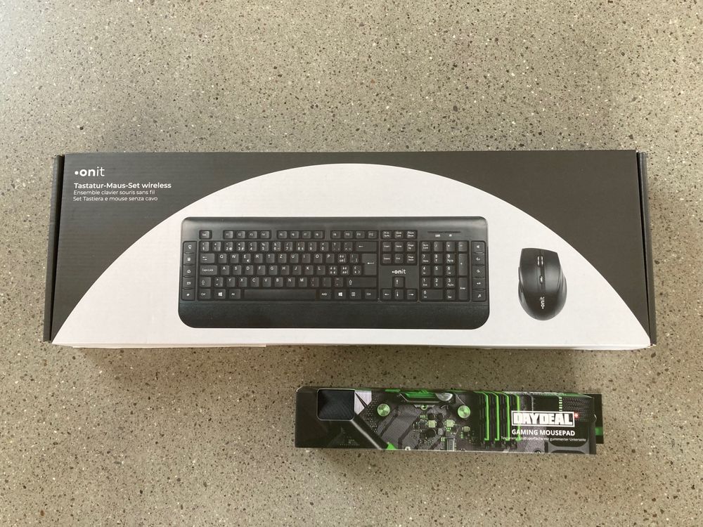 Neu! Gaming Set: Wireless Tastatur & Maus, + Gaming Mousepad | Kaufen ...