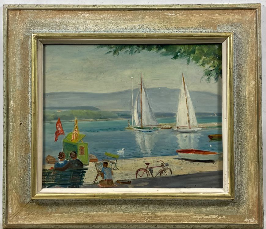 Aime Moret (XX) grosses Gemälde (Gebraucht) in Root für CHF 140 – mit Lieferung auf Ricardo kaufen