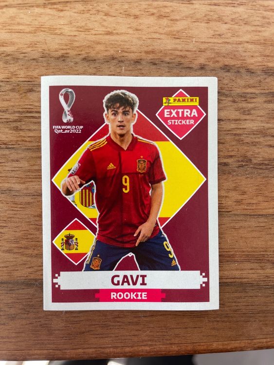 WM 2022 Qatar Gavi Rookie Sticker | Kaufen auf Ricardo