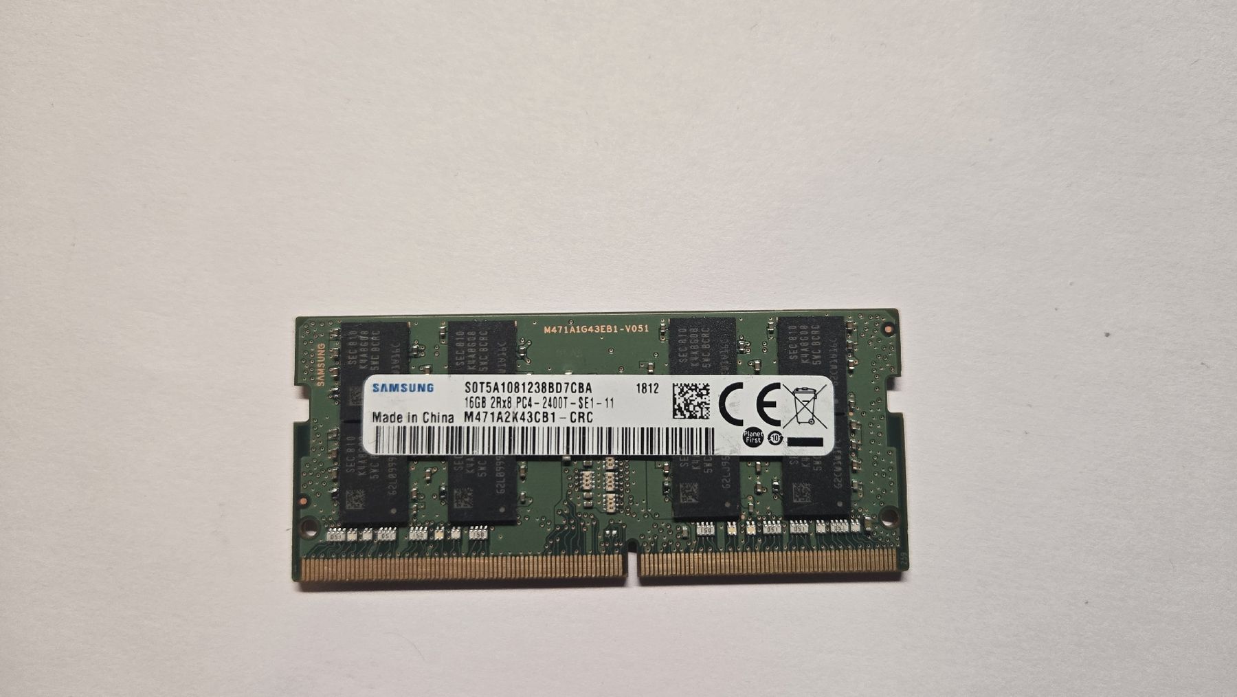 Samsung 16GB RAM, PC4-2400T - Upgrade für Ihren PC! (Gebraucht) in ...