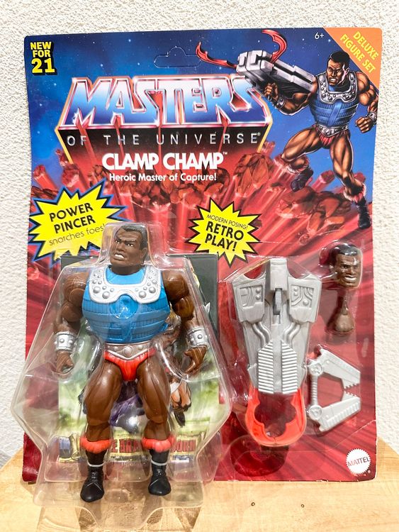 Neu motu Mattel Masters of the Universe Origins Clamp Champ (Neu und ...