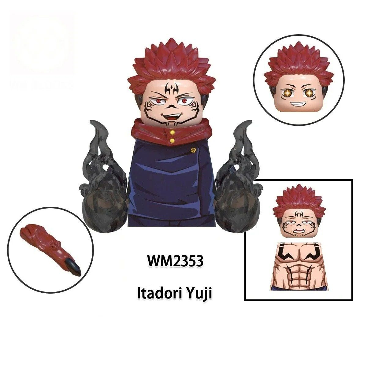 Ryomen Sukuna Jujutsu Kaisen Minifigur | LEGO Anime Figur (Neu (gemäss ...