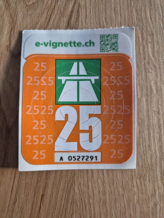 Autobahnvignette Schweiz 2025 (Neu und originalverpackt) in Brugg AG ...