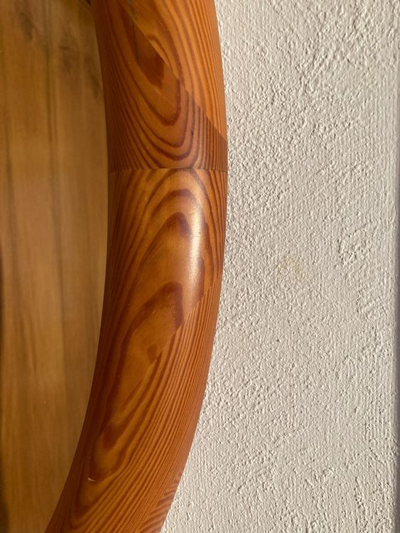Glas Master Spiegel oval, Kiefer Holz Schweden Design. (Gebraucht) in Wil SG für CHF 480 – mit ...