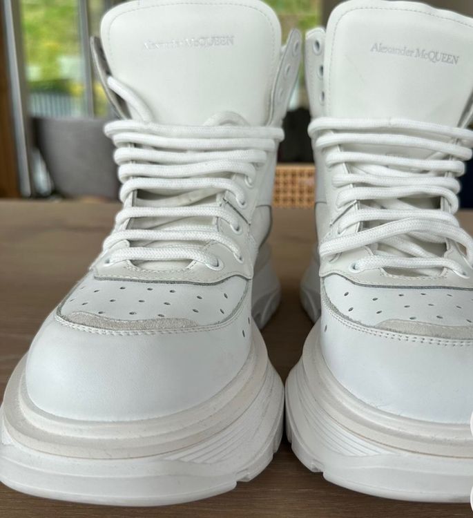 Alexander McQueen Boots weiss, Pelle Gomma, Gr. 42,5, neu (Neu und ...