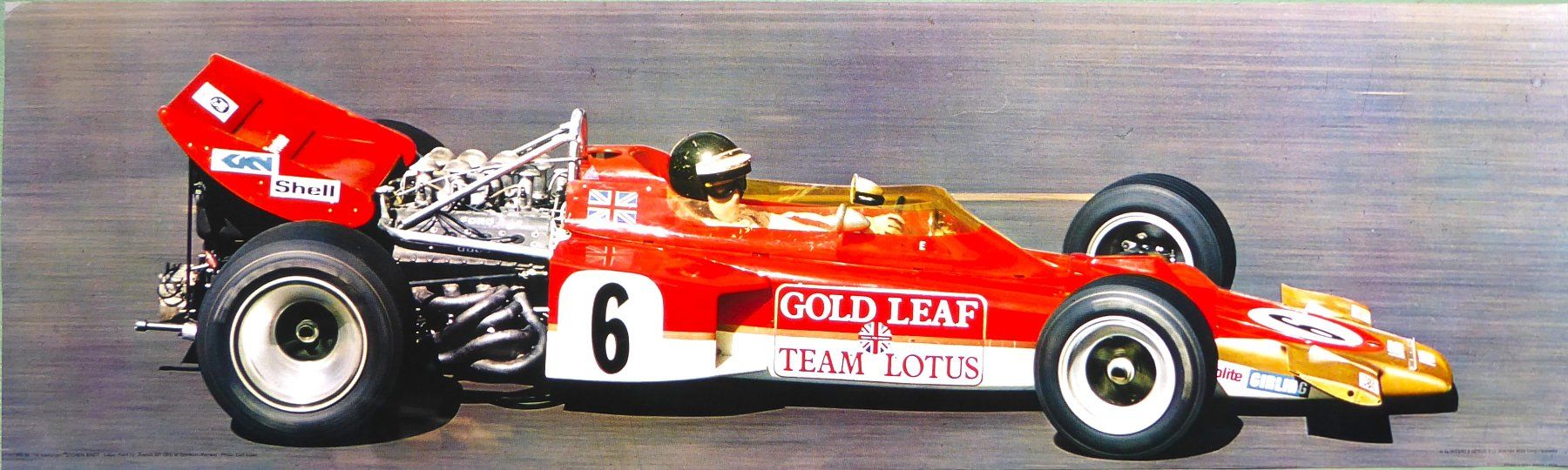 schönes vintage JOCHEN RINDT Poster Plakat 1970 - Formel 1 (Gebraucht ...