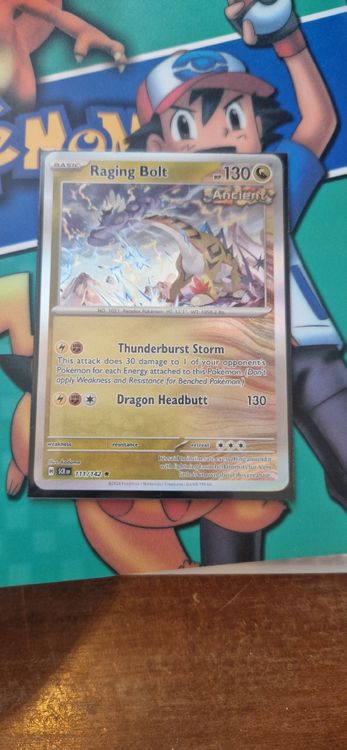Pokémon Karte Raging Bolt Ampharos 130/135 Ancient Trait (Neu (gemäss ...