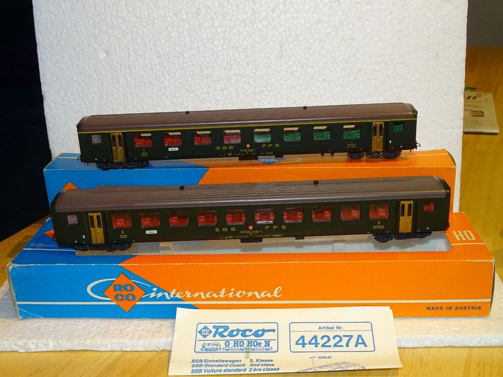 Roco 4238 + 4239 Personenwagen SBB, Grün | Kaufen auf Ricardo