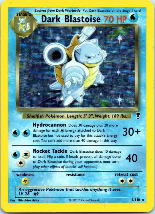 Pokemon Dark Blastoise Holo 4/110 - ENG - PL ab 1.- (Gebraucht) in ...