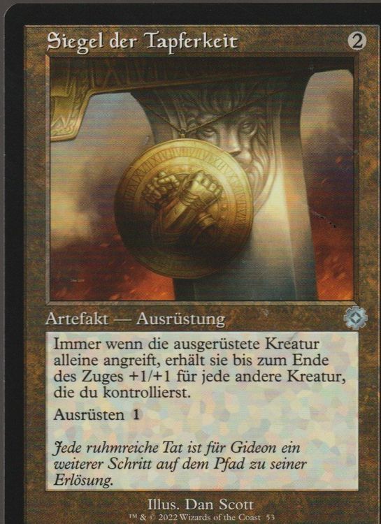 Magic The Gathering MTG Retro Frame Artifact 53 Siegel der T (Neu ...
