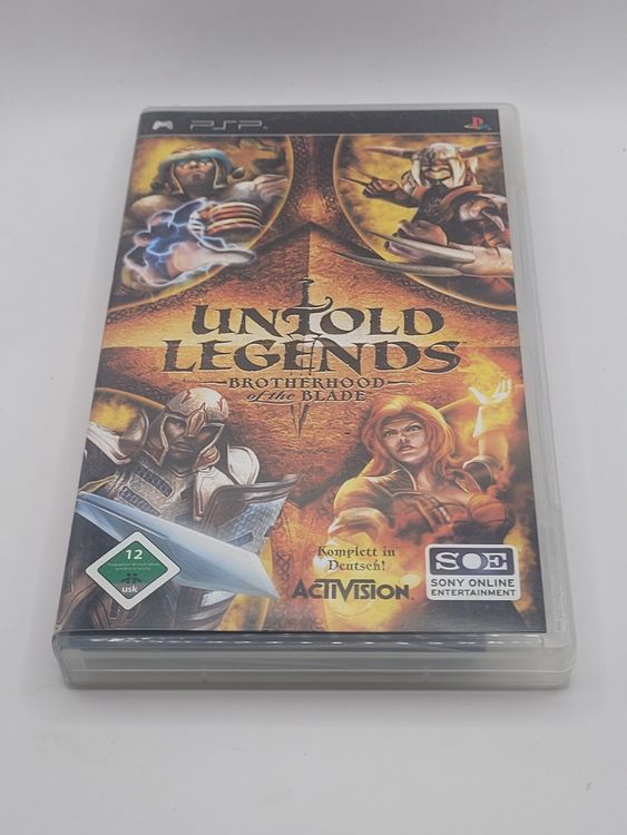 PSP Untold Legends Brotherhood OVP Playstation Portable (Gebraucht) in ...