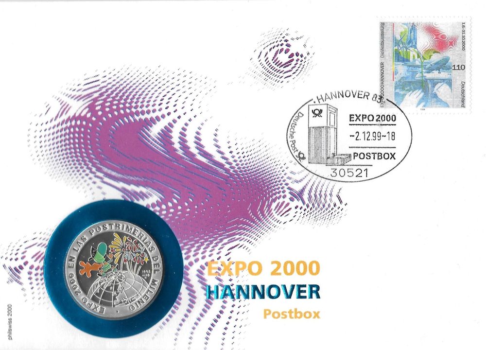 Münzbrief Medaille EXPO 2000 Hanover | Kaufen auf Ricardo