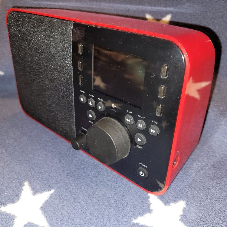 Logitech Squeezebox Radio rot | Kaufen auf Ricardo
