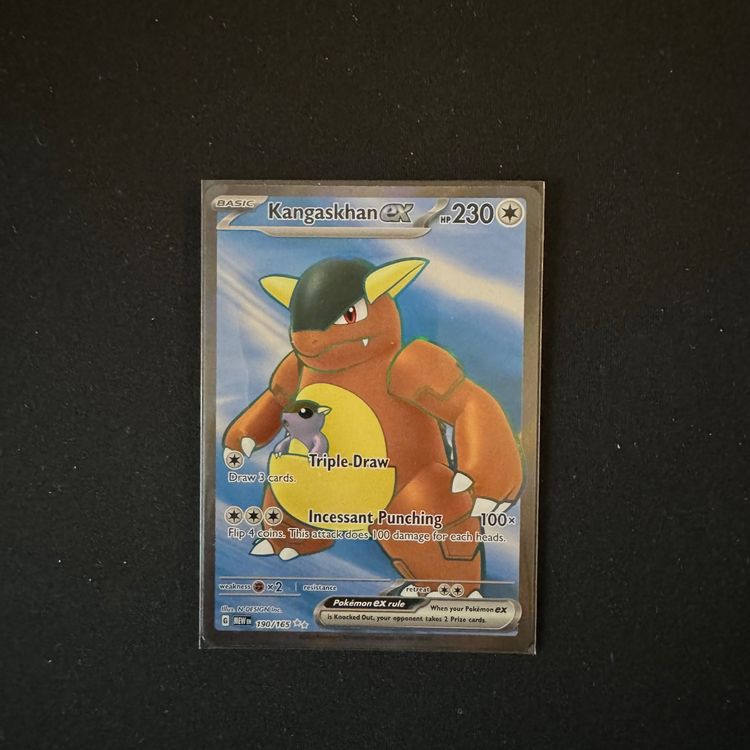 Pokémon Karte | Kangaskhan EX Full Art 151 ENG | Kaufen auf Ricardo