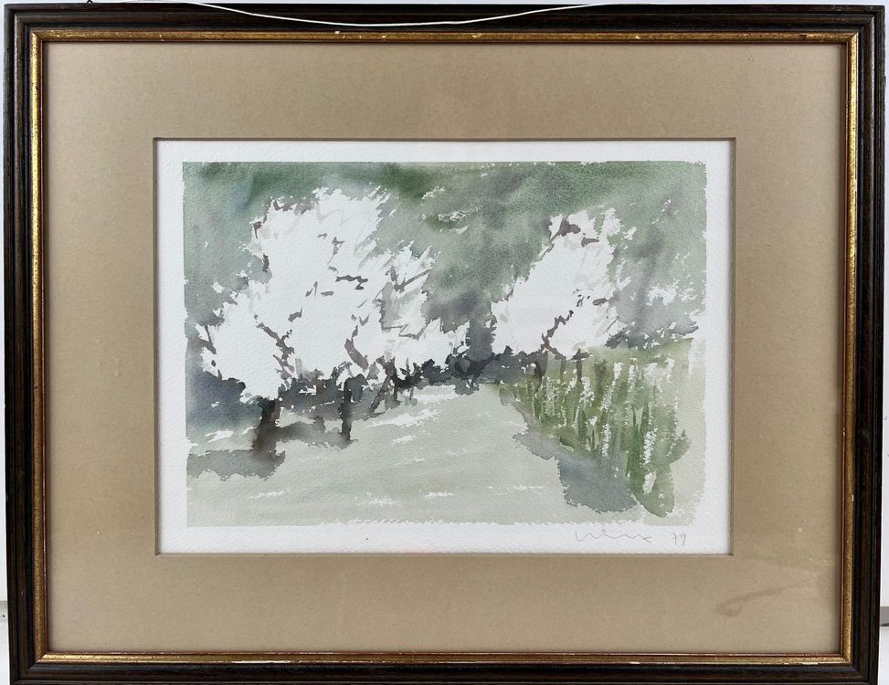 interessantes Aquarell Signiert. | Kaufen auf Ricardo