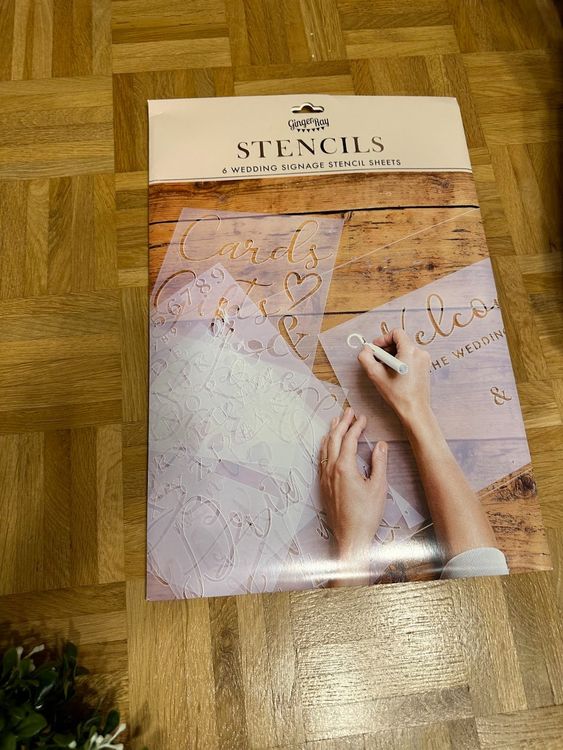 Ginger Ray Stencils 6 Wedding Signs | Kaufen auf Ricardo