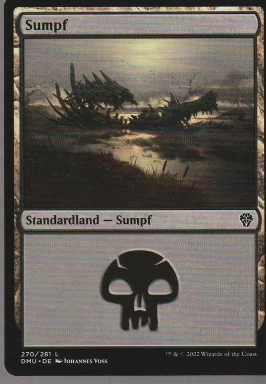 TCG Magic The Gathering MTG DMU 270 Sumpf (V.3) BASIC LAND (Neu (gemäss ...