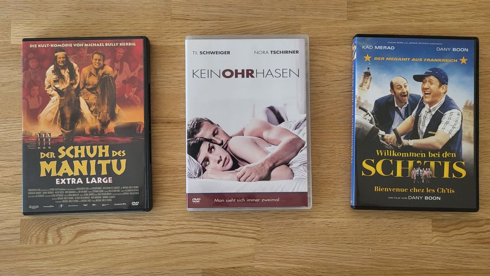 3 Komödien (DVD's): Keinohrhasen, Manitou, Scht'is | Kaufen auf Ricardo
