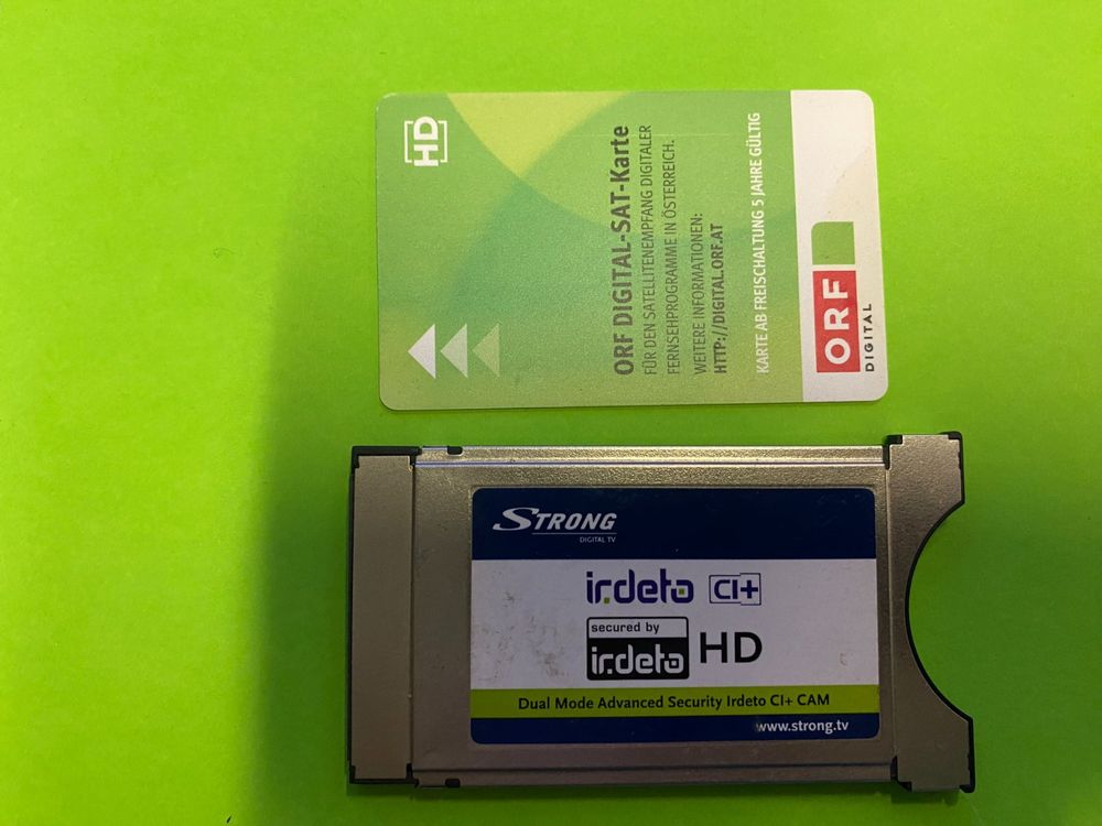 CI Modul irdeto + ORF Karte nicht Aktiviert (Gebraucht) in Sissach für ...