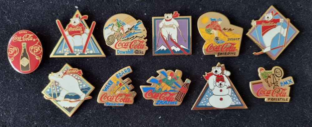 11 Coca Cola Pins | Kaufen auf Ricardo