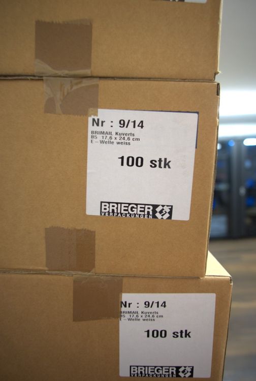 B5 Karton Briefumschläge/Kuvert 100Stk | Kaufen auf Ricardo