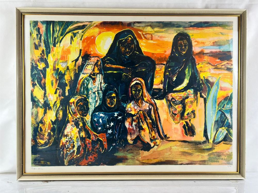 Grosser Litho Bettina Heinen-Ayech H.Sig (Gebraucht) in Neuhausen am Rheinfall für CHF 10 – mit ...