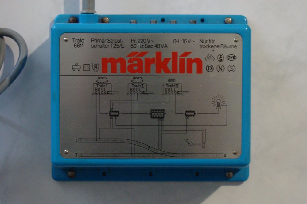 MÄRKLIN 6611 LICHT TRAFO OHNE 0VP | Kaufen auf Ricardo