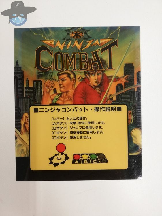 Marquee und DipSet für Ninja Combat / SNK NeoGeo MVS Arcade (Gebraucht) in St. Gallen für CHF 17 ...