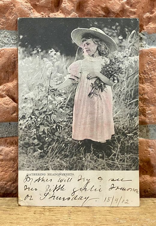 1902 Antike Foto AK Kind - Mädchen „Mädesüss“ England (Gebraucht) in Root für CHF 1 – mit ...