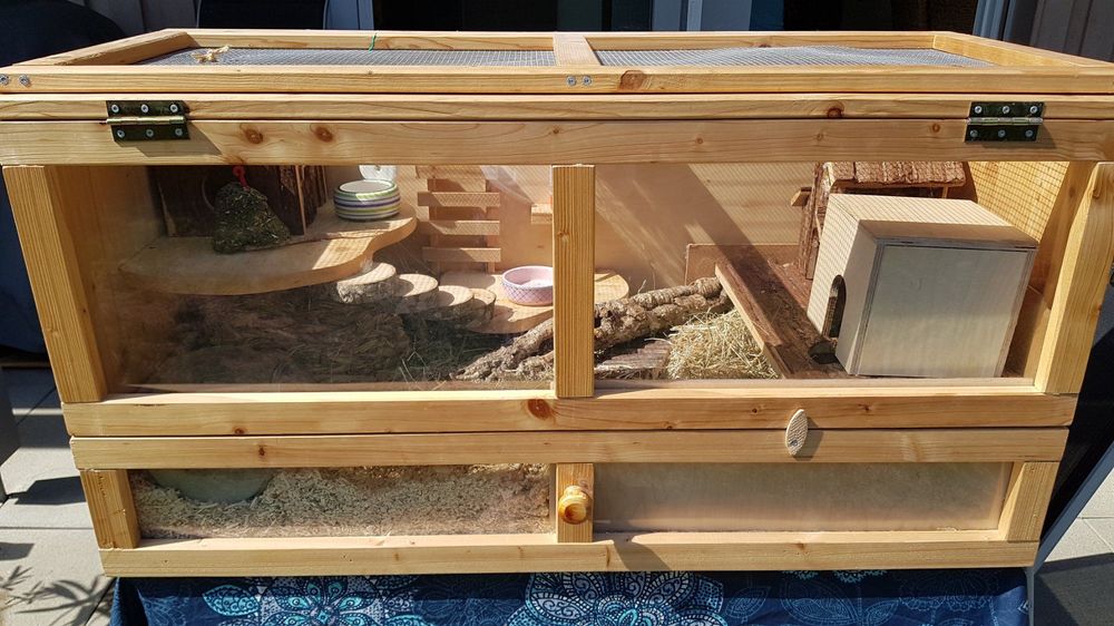 Verwunderlich Hamsterkfig Aus Holz Bilder